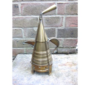 Vintage Kenyan Brass Coffee Pot Dallah Set / African Travelling Kettle ...