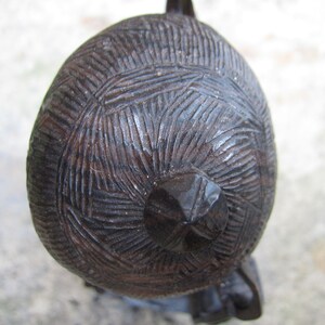 Large Antique Hand Carved Balinese Rice Farmer / Lombok Bali Indonesian ...