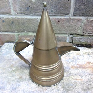Vintage Kenyan Brass Coffee Pot Dallah Set / African Travelling Kettle ...
