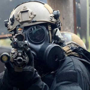 British Avon FM12 S10 Gas Mask + Full Kit / NBC Respirator / SAS ...