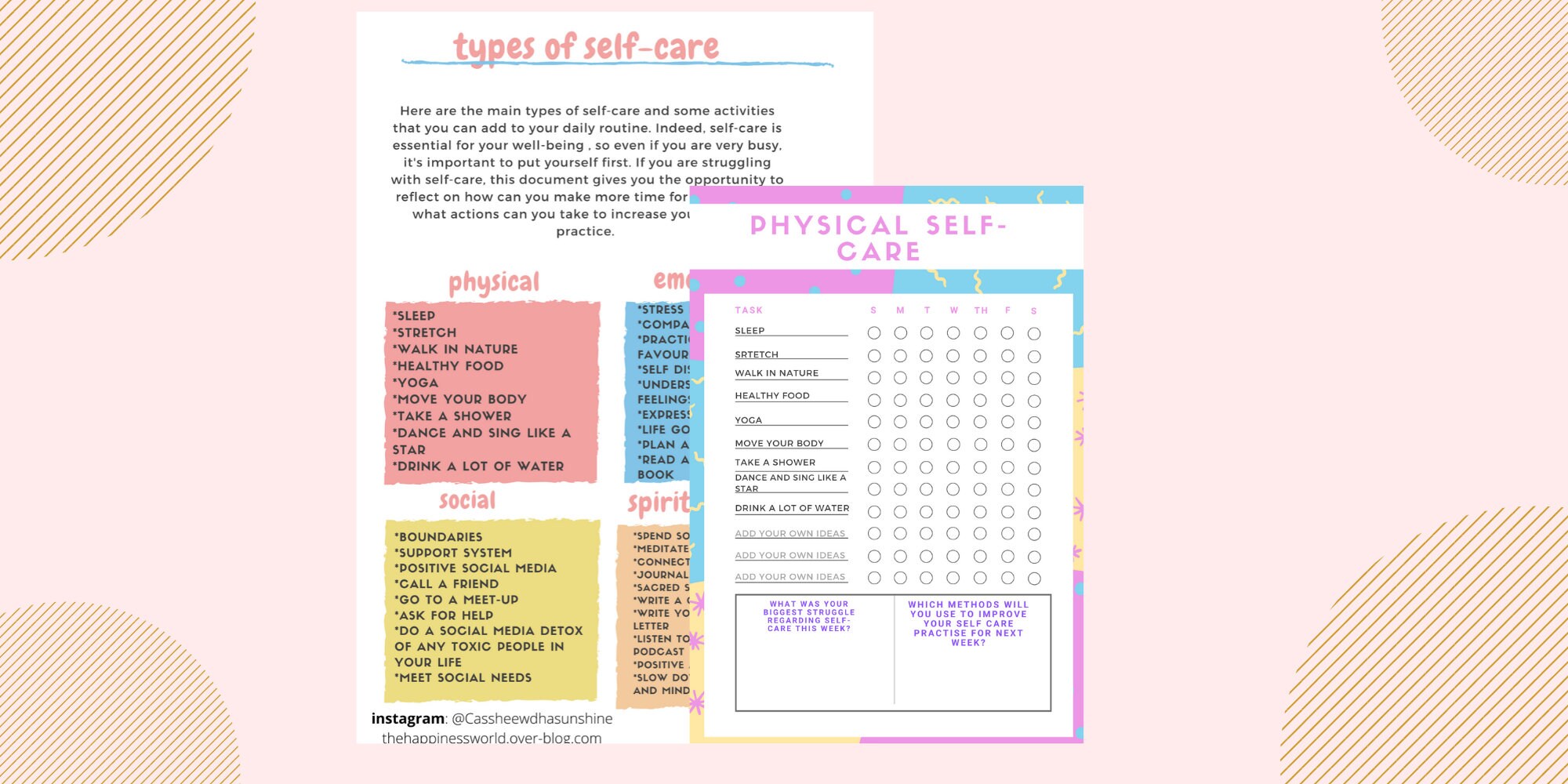 Mental Health Journal Self Help | Self Care Digital Notebook | 34 Ways ...