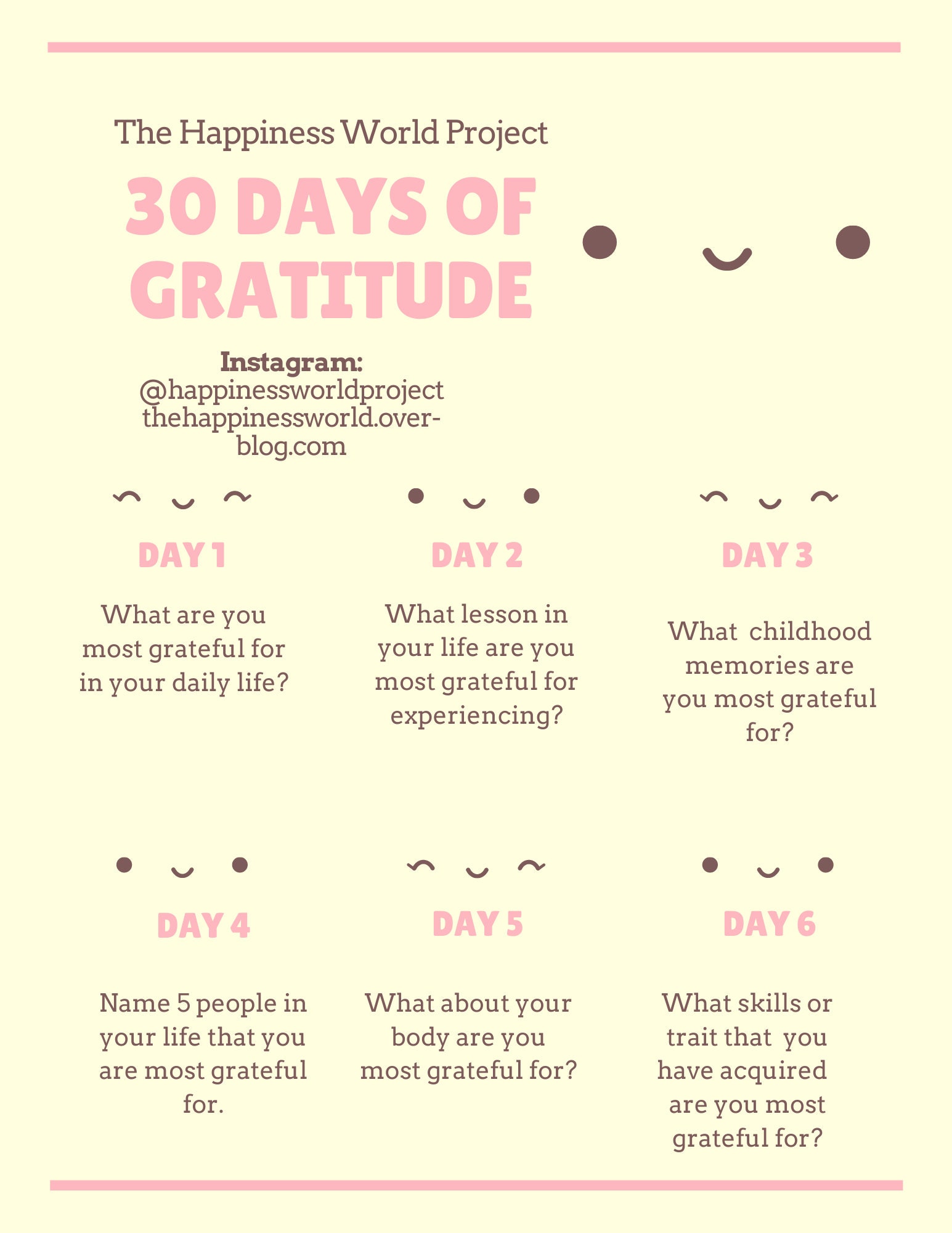 Gratitude Journal Challenge Mental Health Digital Notebook Emotional ...