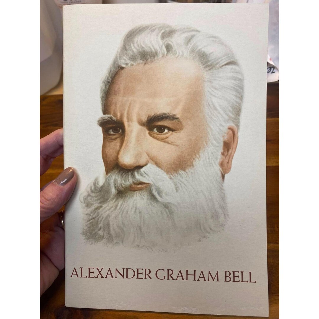 1951 Alexander Graham Bell Vintage Illustrated Book ATT Homeschool ...