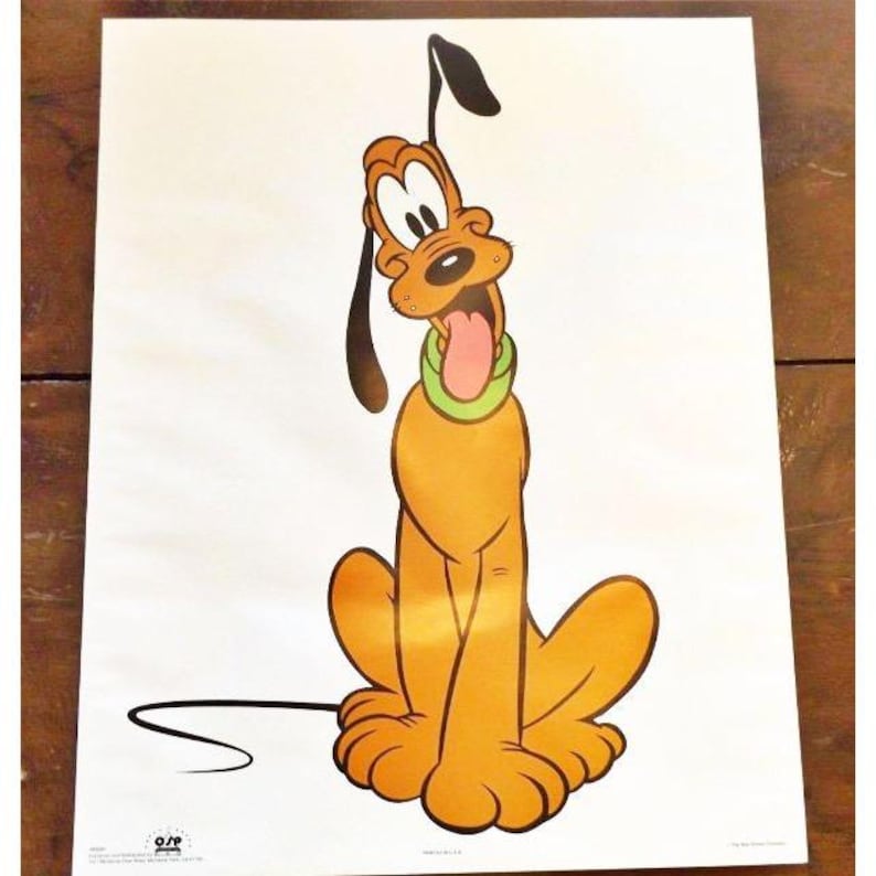 Pluto Disney Character Poster by OSP Publishing Pluto Solor 28-090 16 X ...