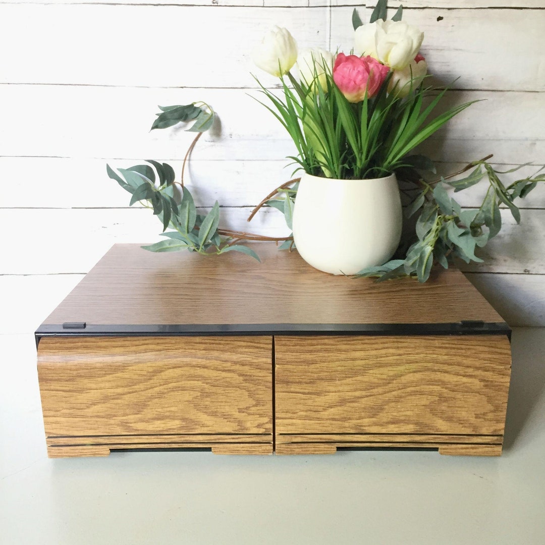 Vintage VHS Storage 2 Drawers Plastic Unit Case Retro - Etsy