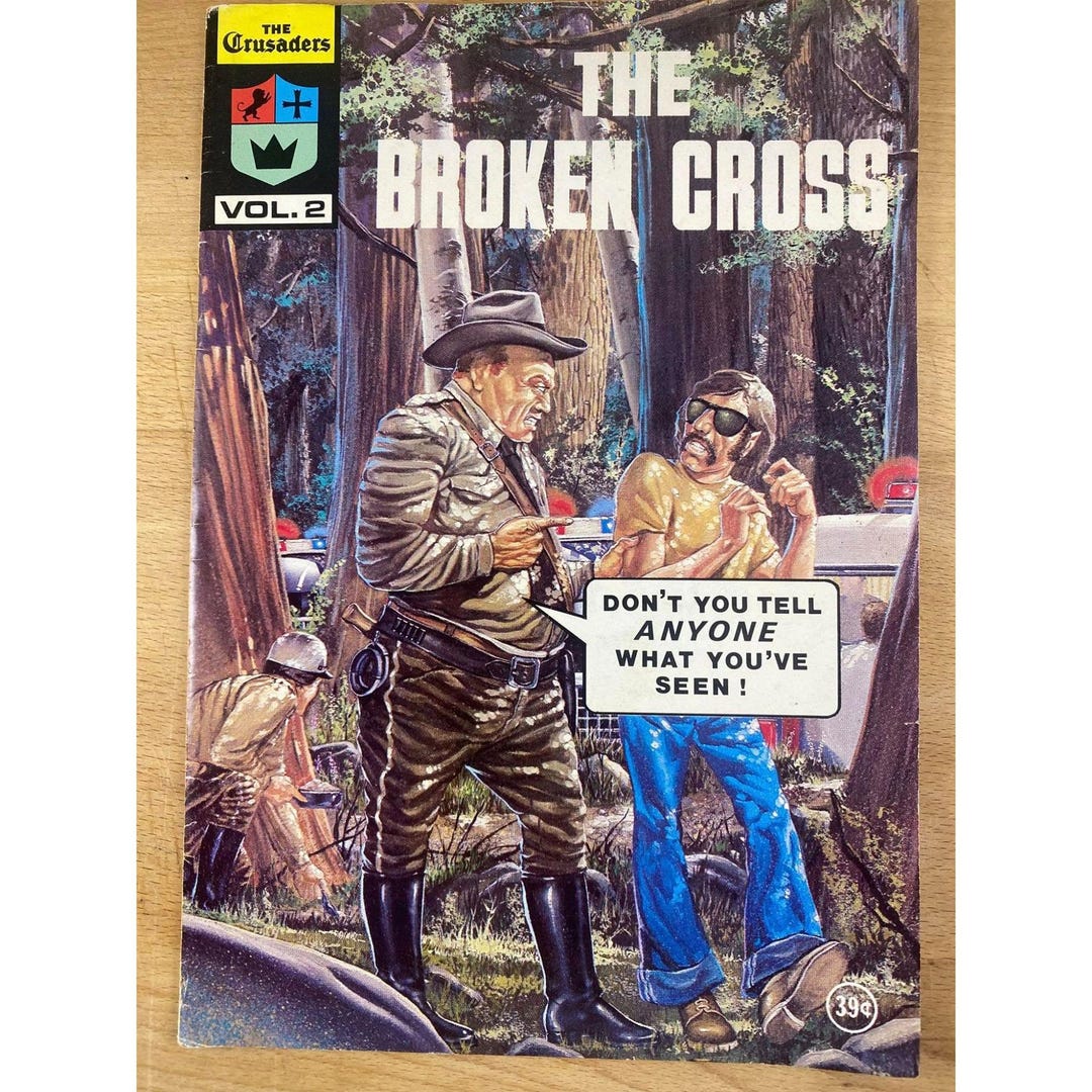 The Crusaders "the Broken Cross" Vol. 2 1974 Christian Comic by Jack ...