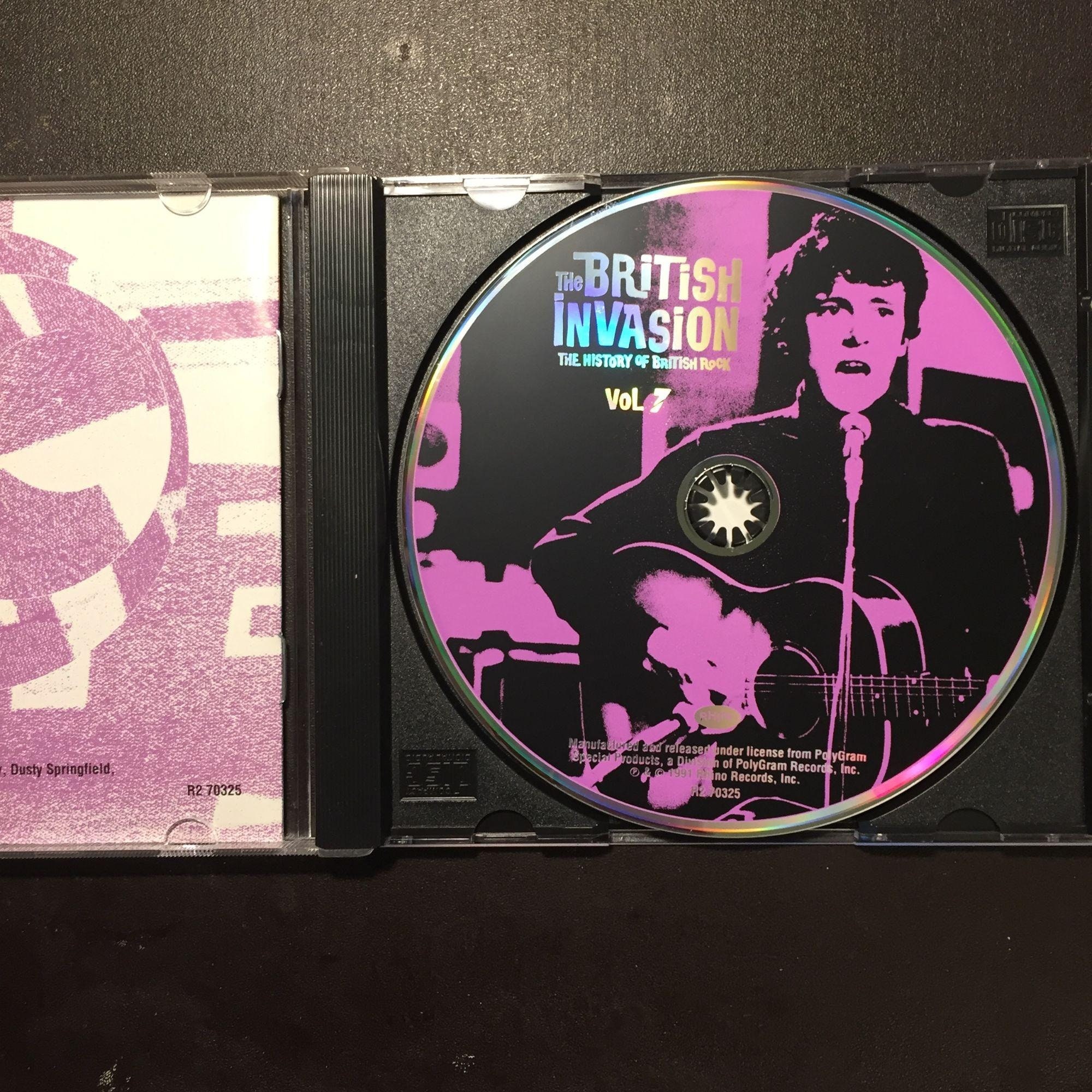 The British Invasion Audio CD History of British Rock Vol. 7 Rhino ...