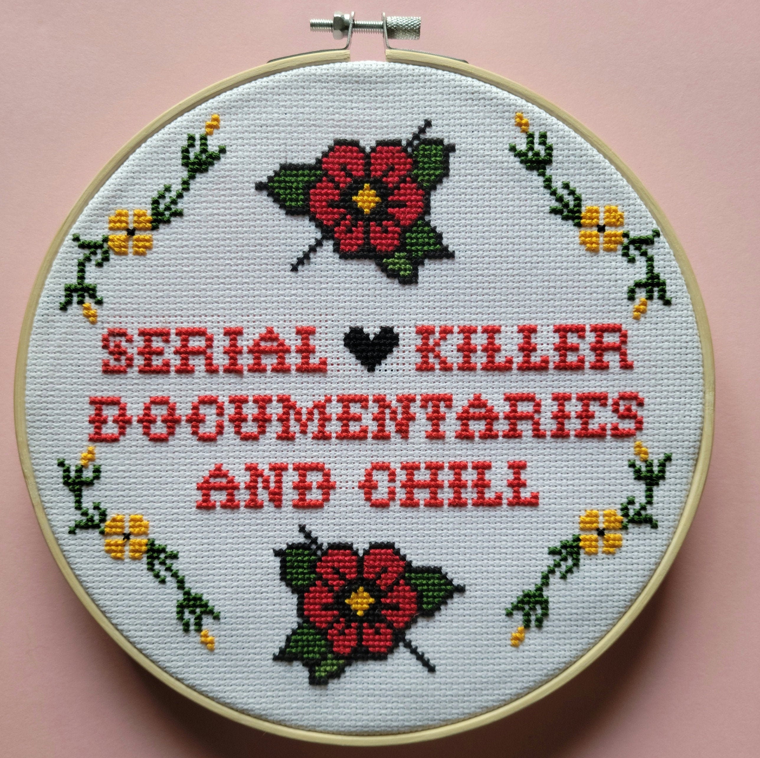 Serial Killer Documentaries and Chill - Cross Stitch Pattern PDF - True ...