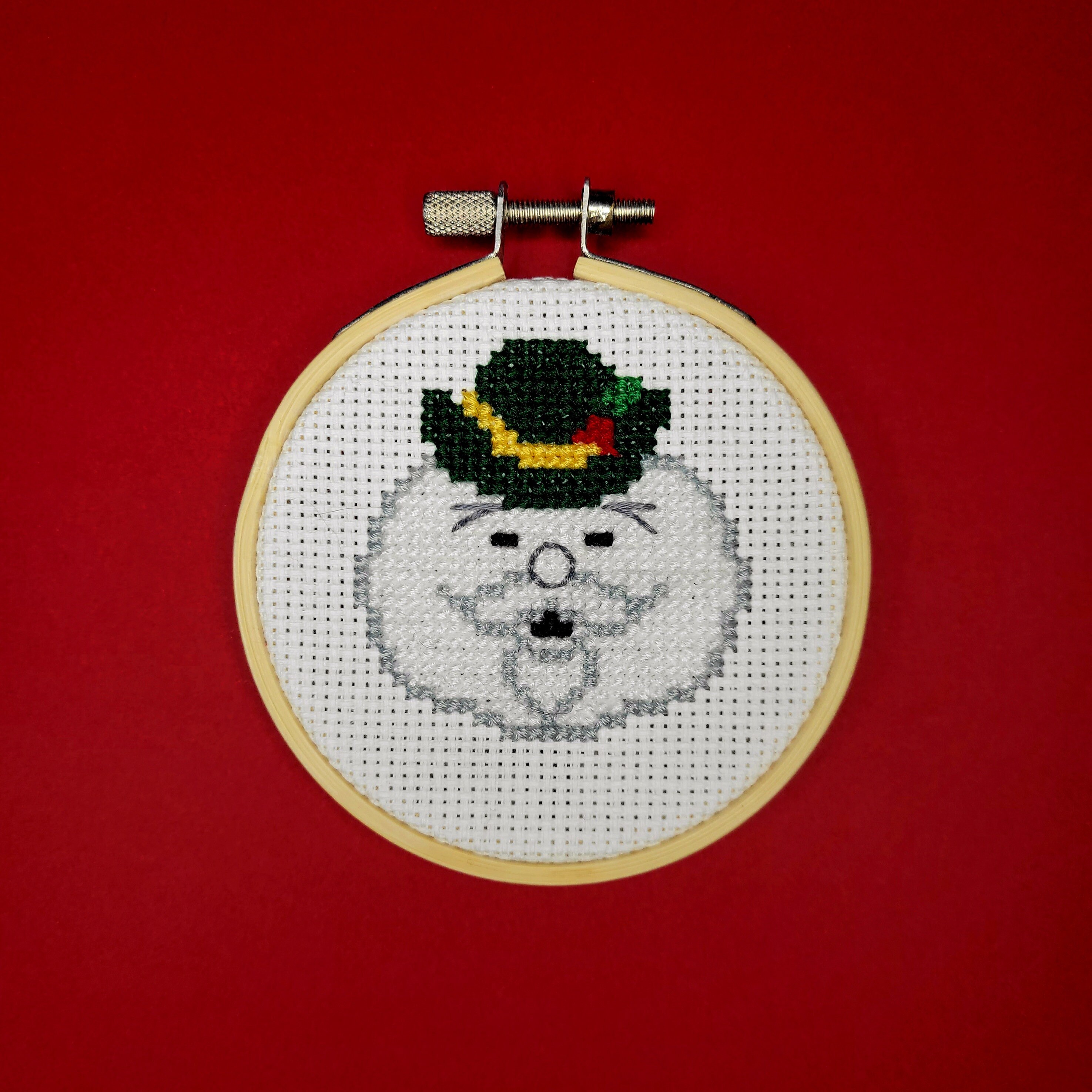 Rudolph the Red-nosed Reindeer Cross-stitch Christmas Ornament Set ...