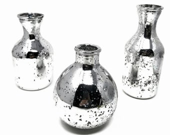 Mercury Glass Silver | Etsy