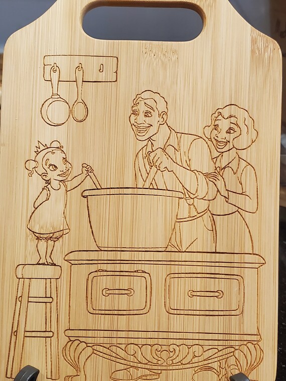Tiana and Parents Cooking Princess and the Frog Inspired - Etsy