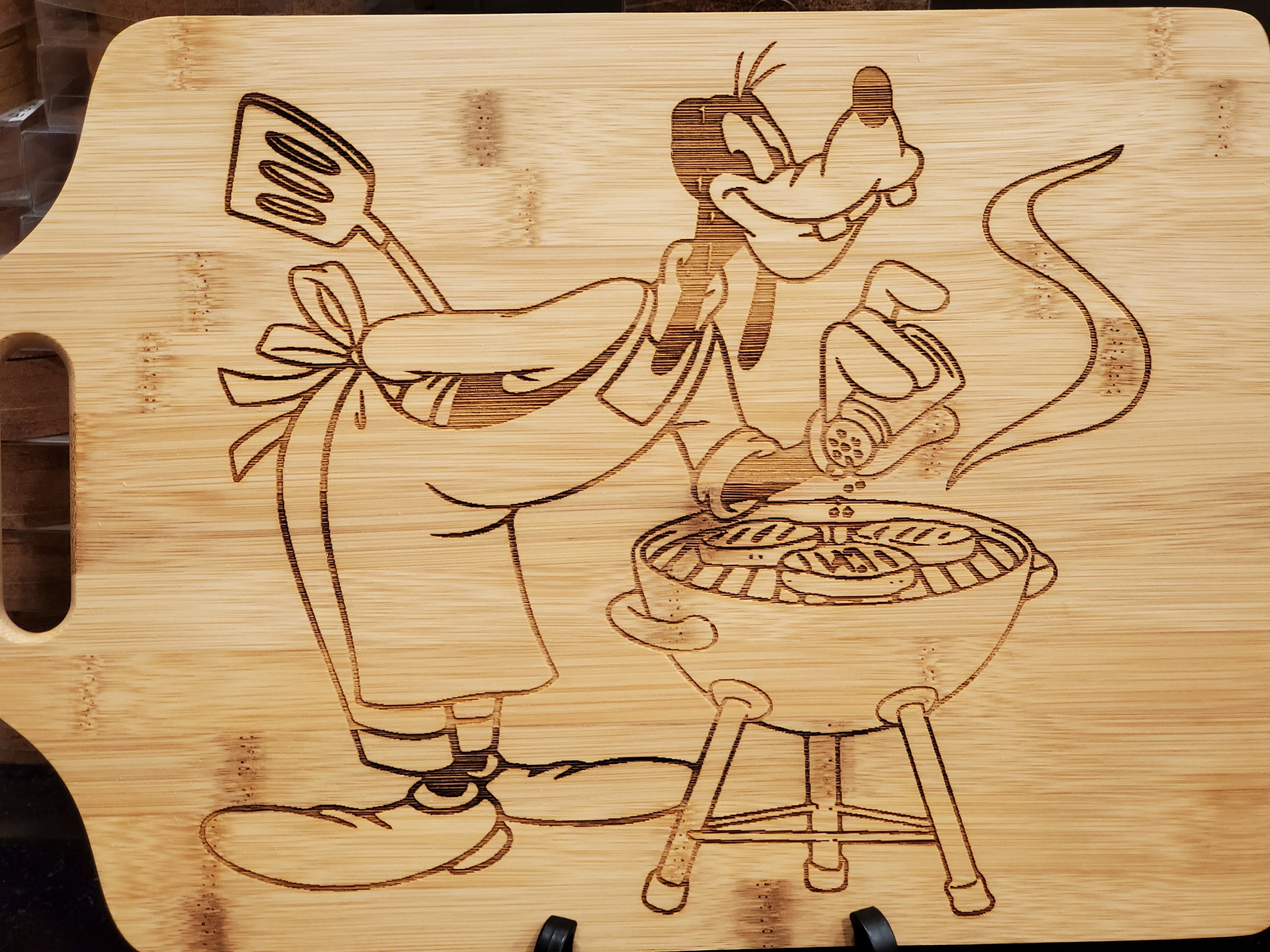 Goofy Inspired Cutting Board Goofy Grilling Fathers Day Gift - Etsy