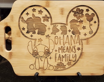 Lilo and Stitch Cutting Board - Etsy