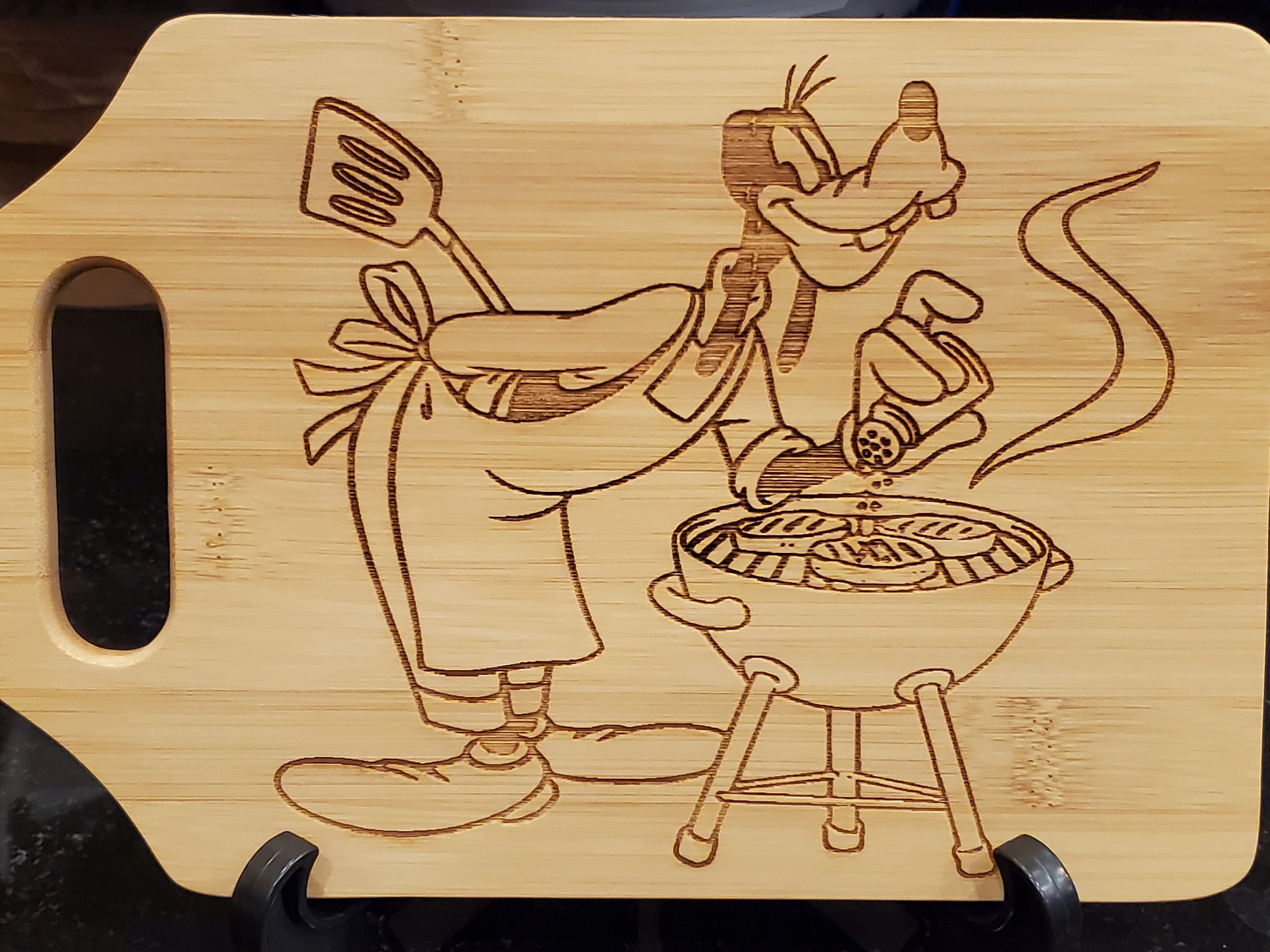 Goofy Inspired Cutting Board Goofy Grilling Fathers Day Gift - Etsy