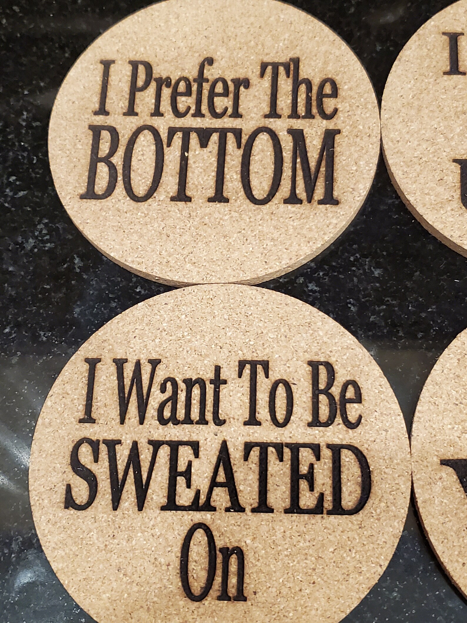 Set of 6 Cork Coasters With Funny Saying. Great Gift to Get - Etsy