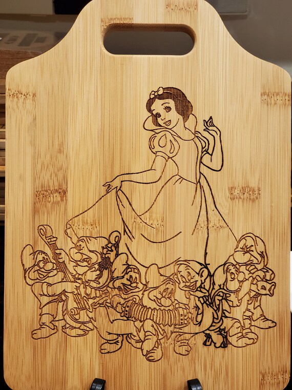 Snow White and the Seven Dwarfs Inspired Cutting Board is the - Etsy