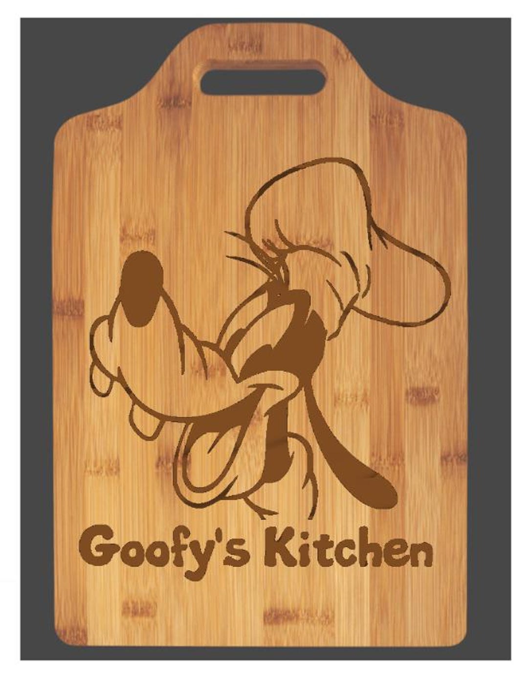 Personalized Goofy's Kitchen Inspired Cutting Board is the Perfect ...