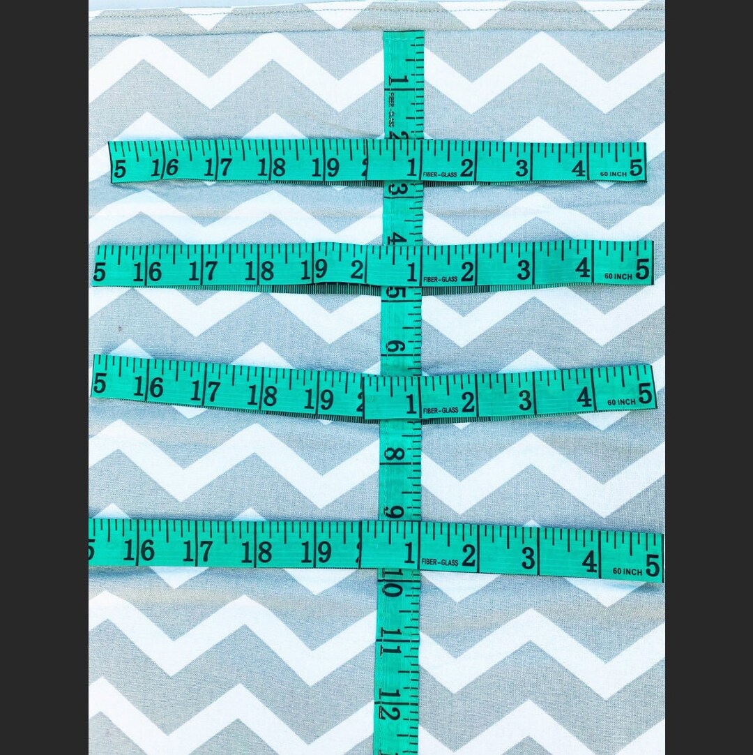 Measuring Mat for Newborns, Grey Chevrons Quilting Cotton - Etsy