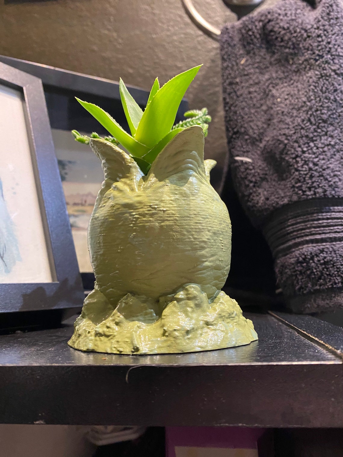 Glowing Alien egg planter | Etsy