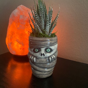 Ceramic Mummy Adorable Spooky Planter - Etsy
