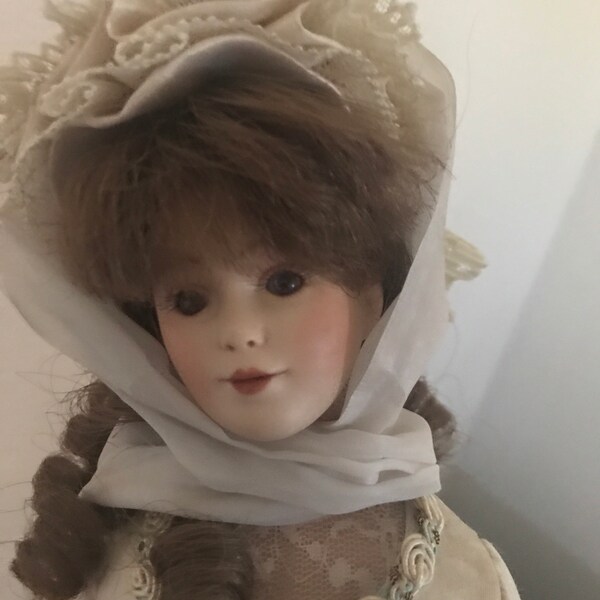 Large Porcelain Doll - Etsy