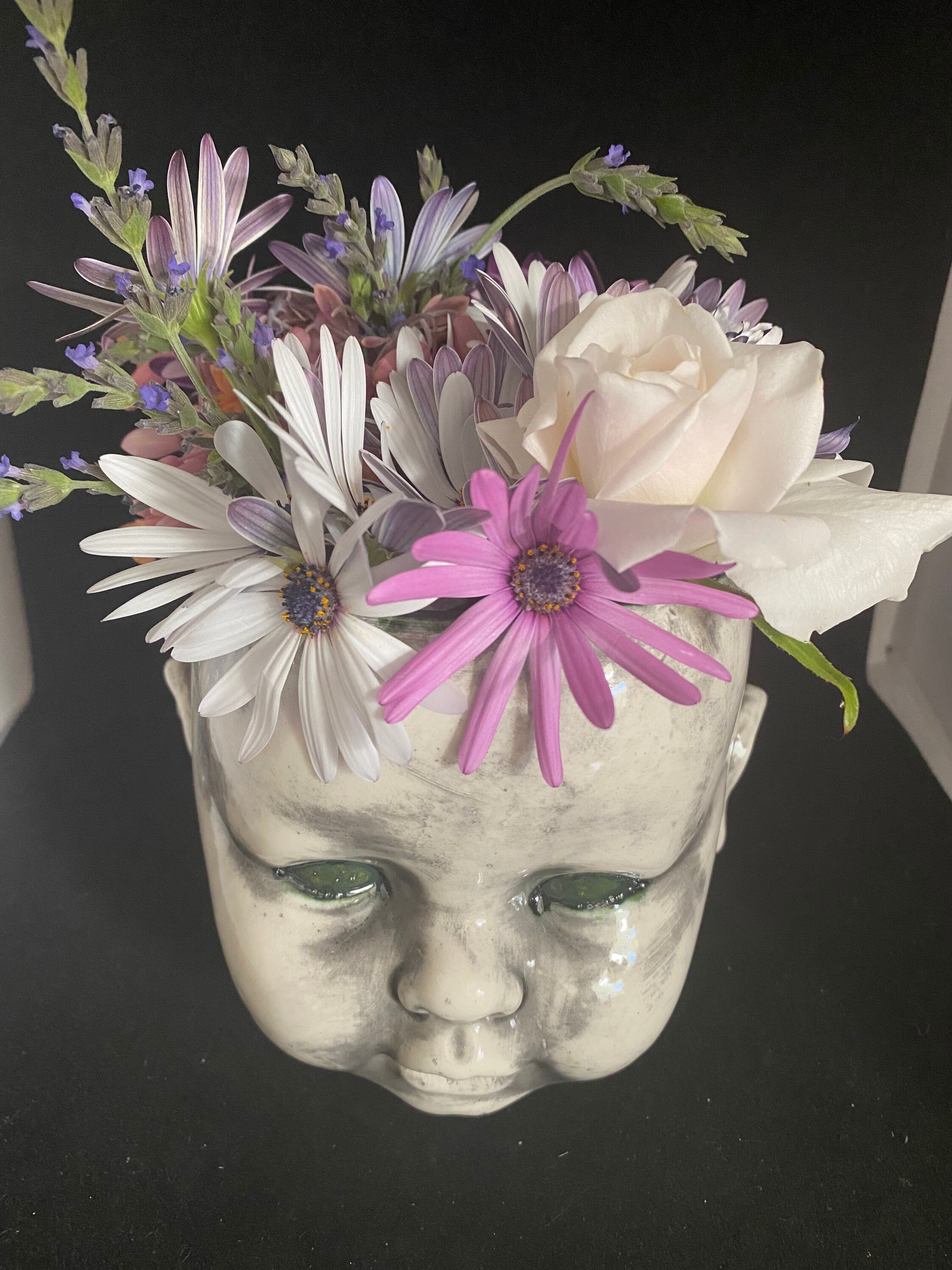 Baby Doll Head Vase. - Etsy