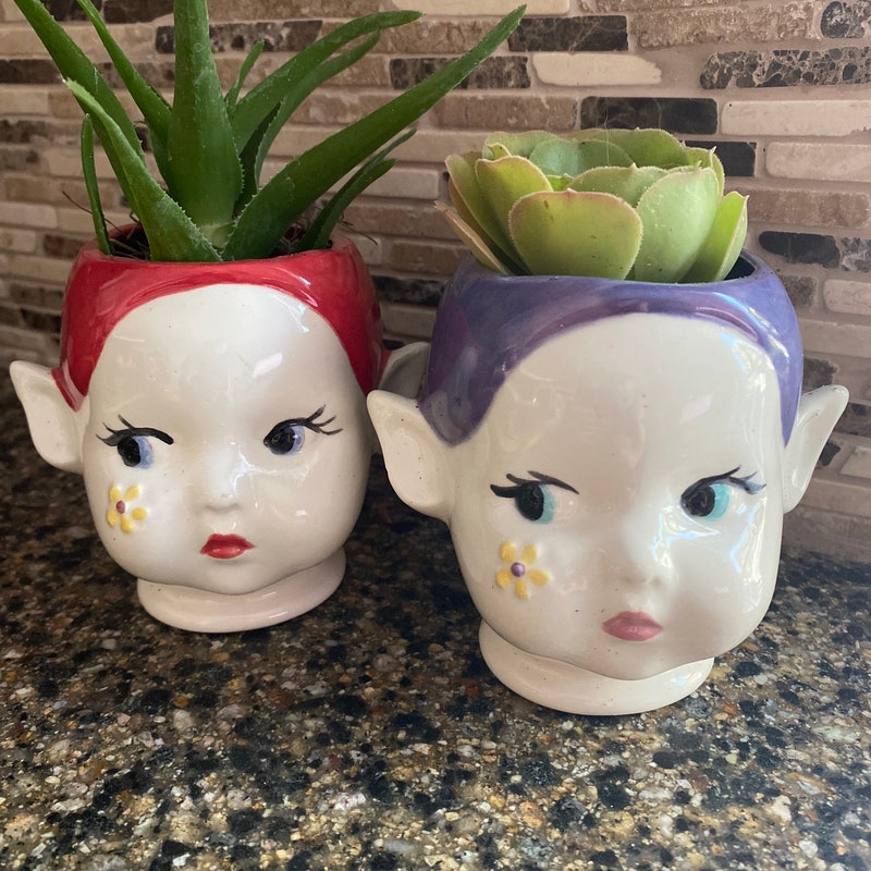 Head Planter - Etsy