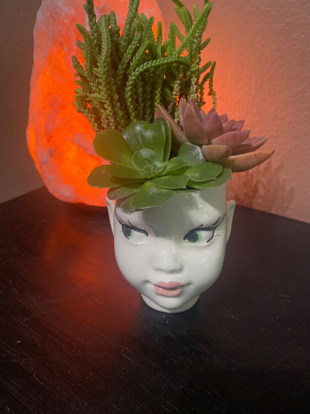 Pixie Head Planter - Etsy