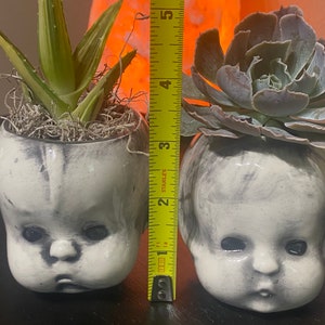 Creepy Twins Head Flower Pot - Etsy