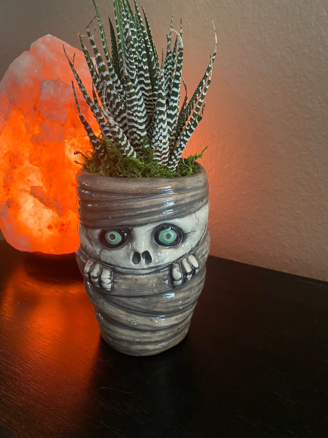 Ceramic Mummy Adorable Spooky Planter - Etsy