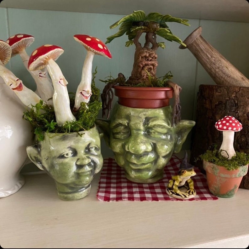 Goblin Flower Pots. - Etsy