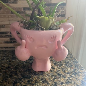Angry Uterus Planter - Etsy