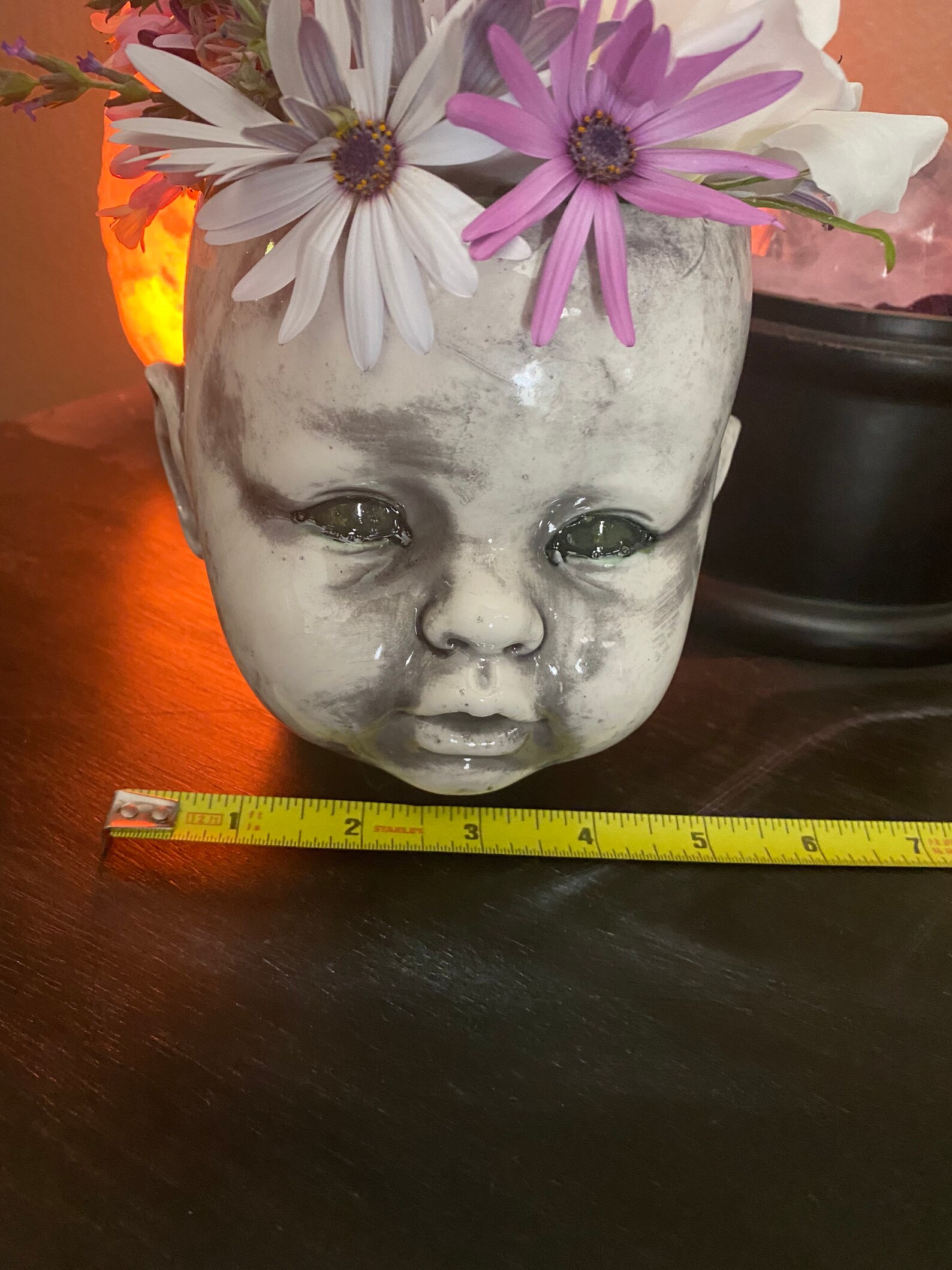 Baby Doll Head Vase. - Etsy