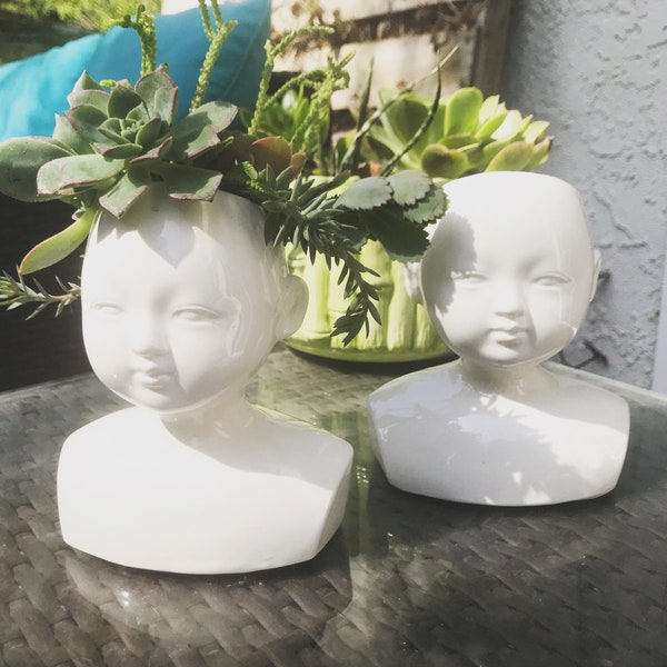 Bust Planter - Etsy
