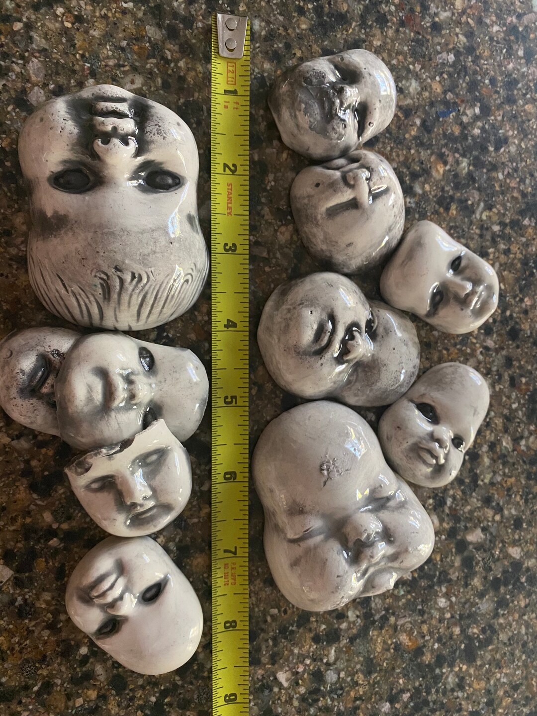 Creepy Random Doll Faces Lot of 6 - Etsy