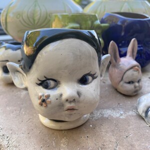 Pixie Head Planter - Etsy