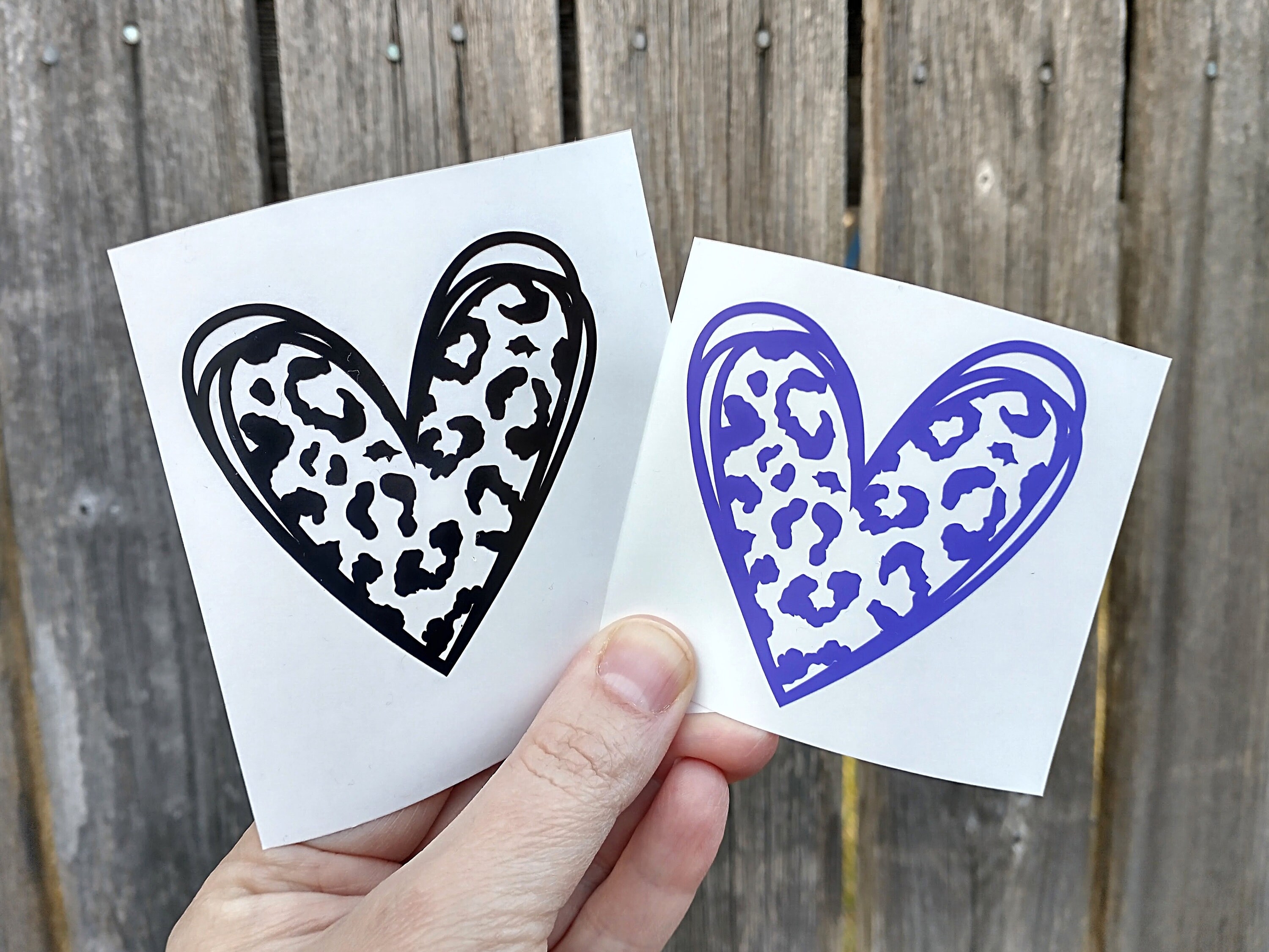 Heart Window Decals