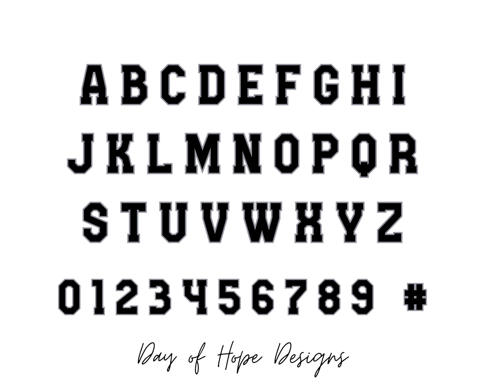 Layered Name Decals, Personalized Double Layer Name Stickers for Water ...