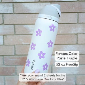 Retro Daisy Decals, Flower Stickers for Water Bottles, Cups, Tumblers ...