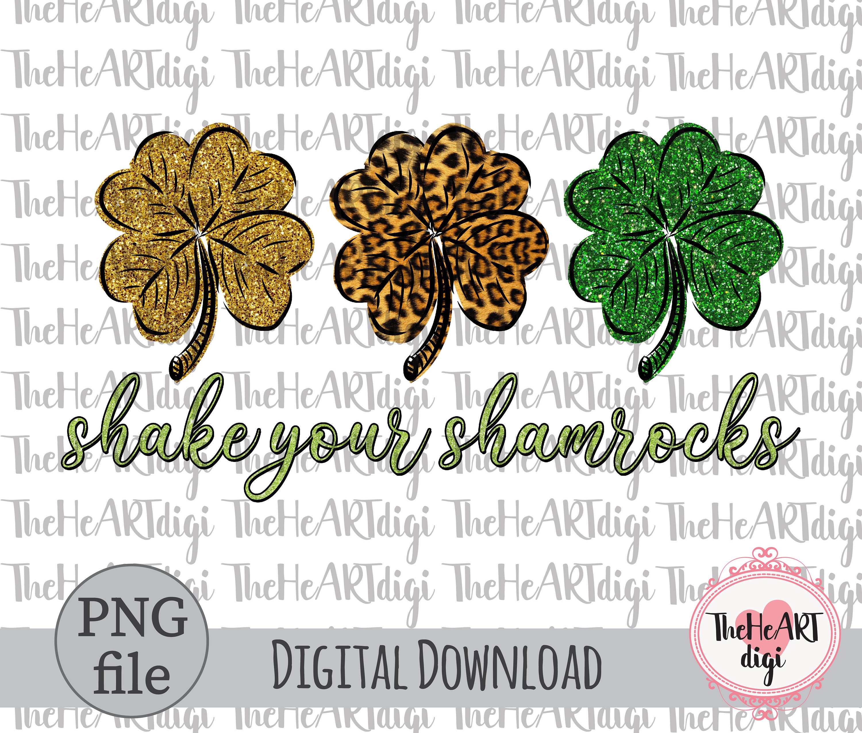 Shake Your Shamrocks PNG Shake Your Shamrocks Sublimation - Etsy