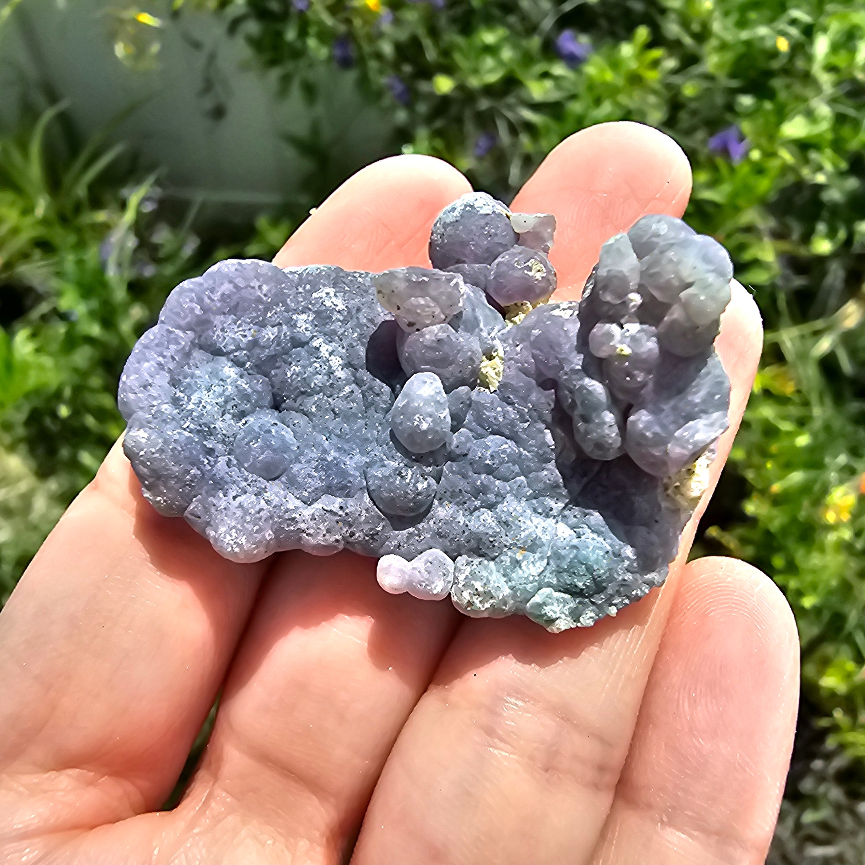 Natural Grape Agate Cluster, Botryoidal Amethyst, Amethyst Cluster ...