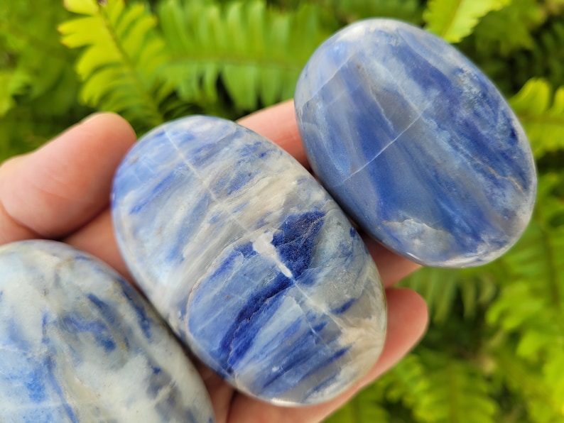 Afghanite Palm Stones Choose Your Size Afghanistan - Etsy