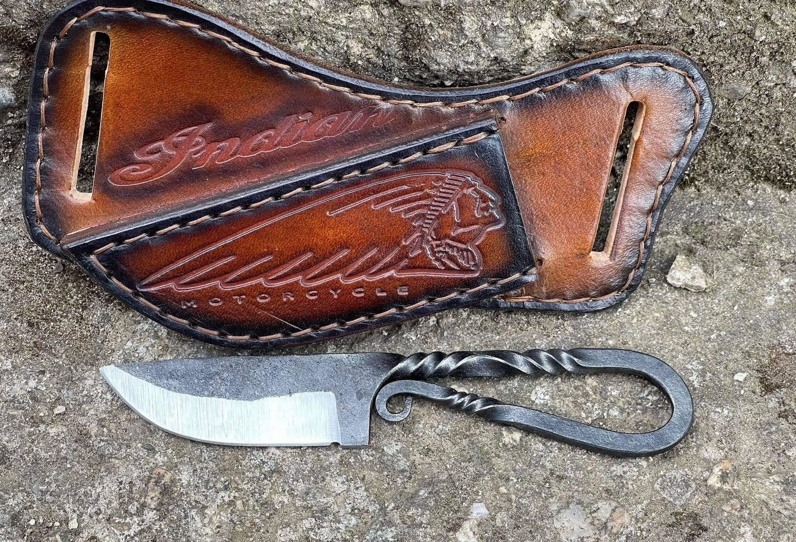 Handmade Viking Style Knife With Leather Sheath,dad Gift, Top Quality ...