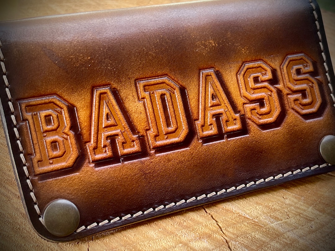 Handmade Long Leather Old School Wallet, Top Quality Wallet, Dad Gift ...