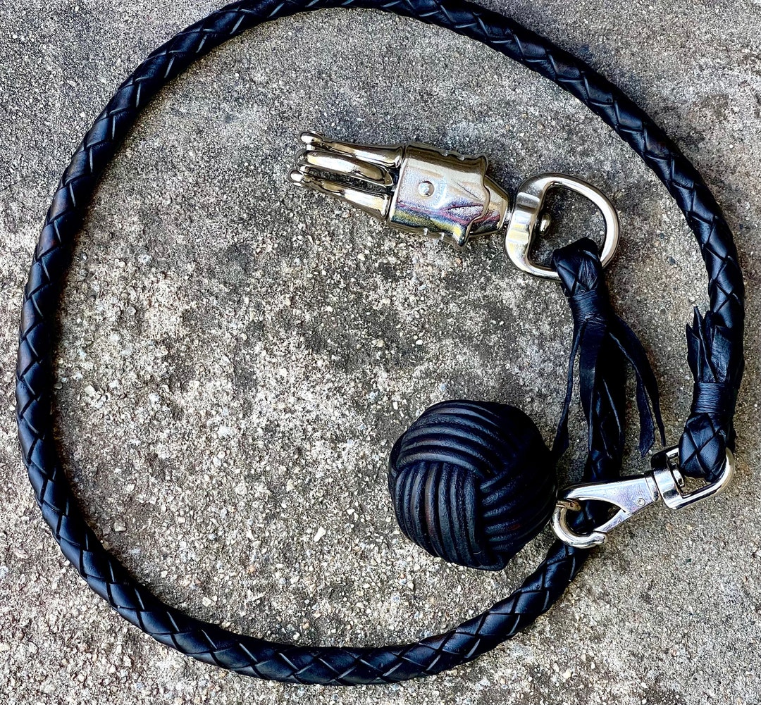 Handmade Leather Motorcycle Getback Whip – Custom Biker Accessory With ...