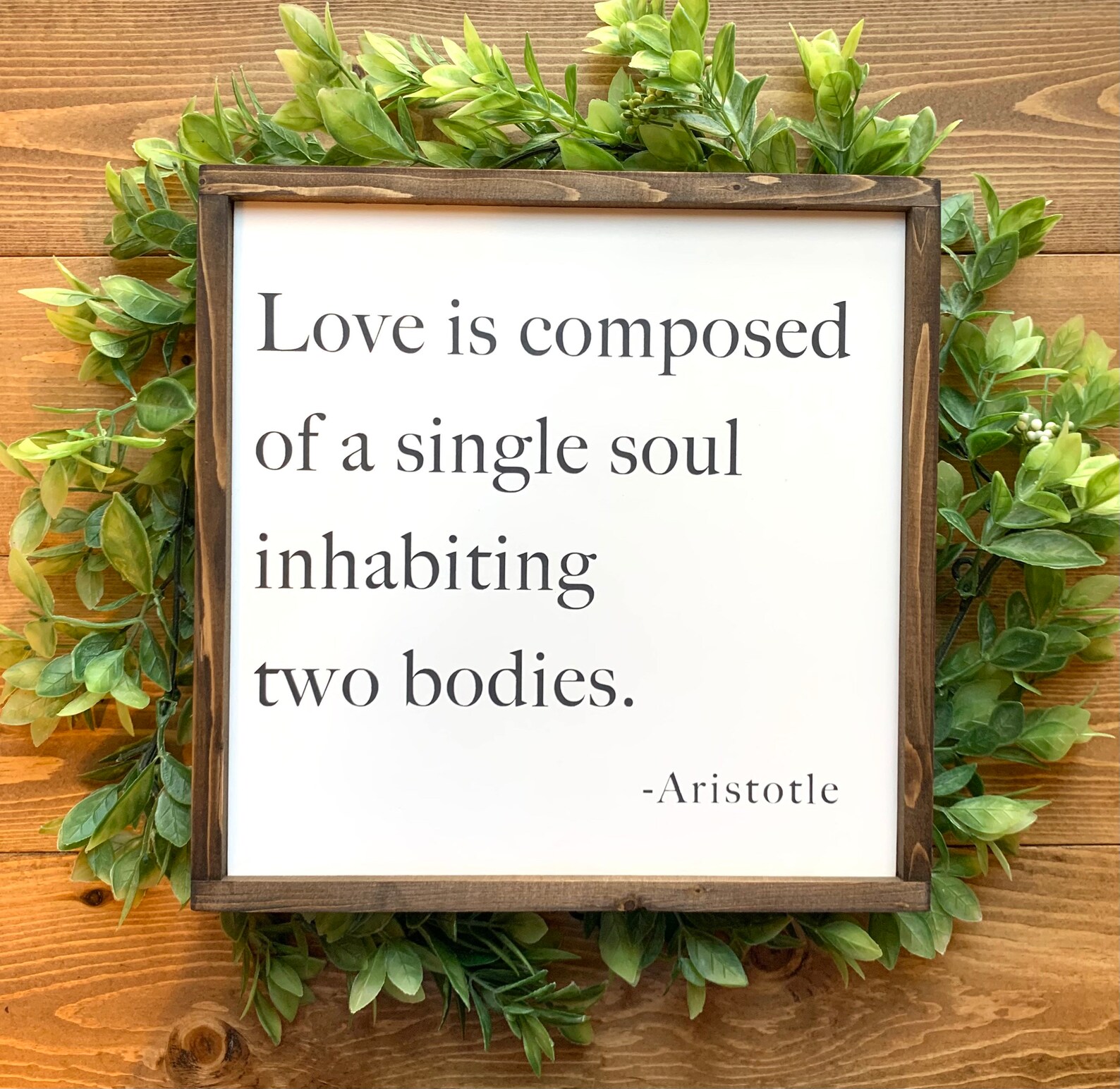 Love is Composed of a Single Soul Inhabiting Two Bodies - Etsy