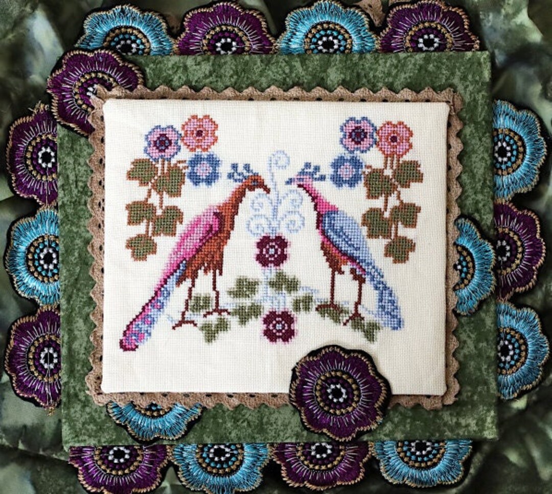 Pocketbook Peacocks PDF Chart - Bendy Stitchy Designs - 2024 Needlework ...