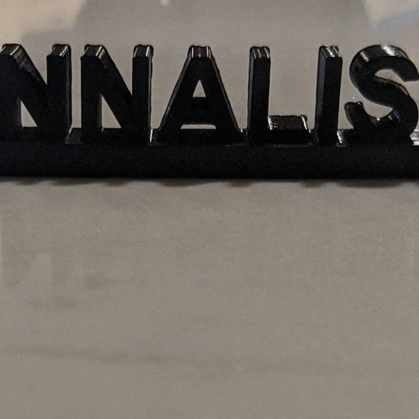 Standing Desk Name Plate - Etsy