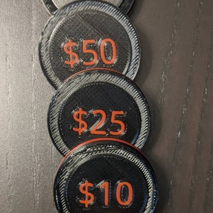 24 Pack Stacking 3D Printed Checkers | Checkers Game Pieces | Custom ...