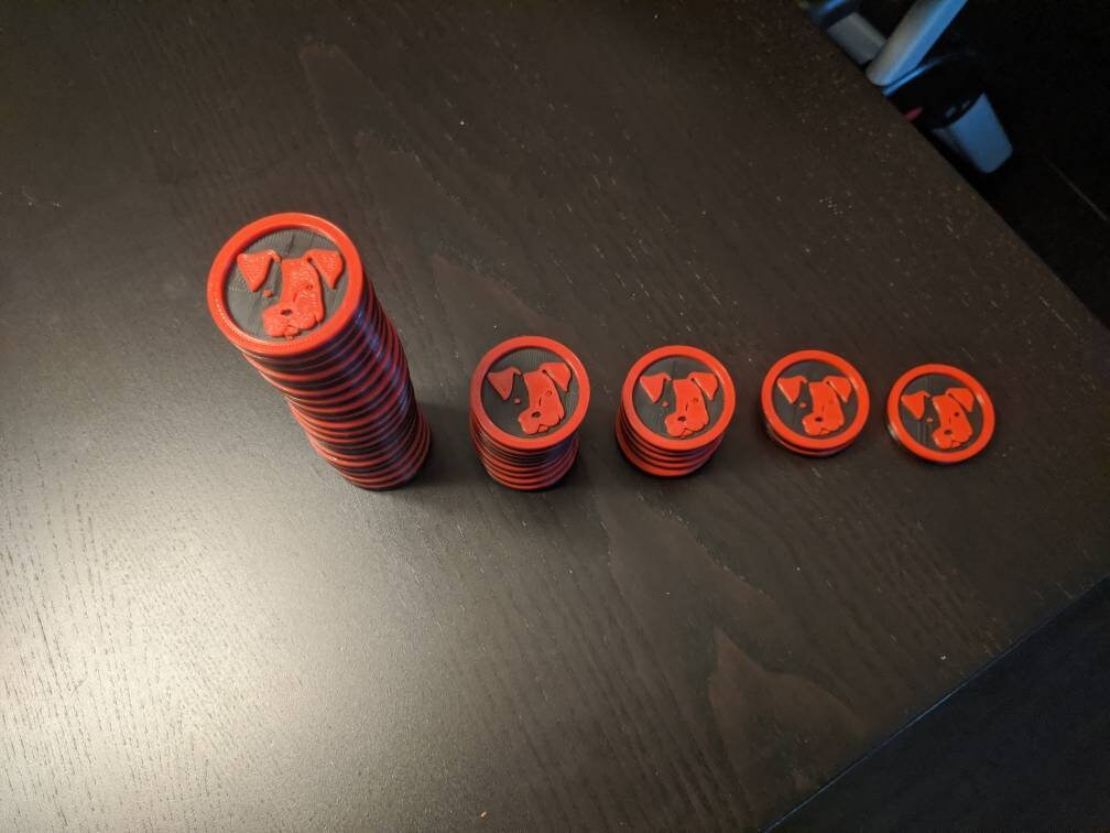 24 Pack Stacking 3D Printed Checkers | Checkers Game Pieces | Custom ...